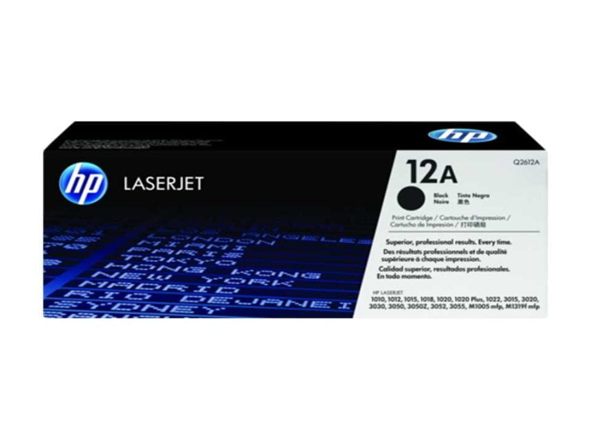 HP 12A Black Original LaserJet Toner Cartridge (Q2612A) | hw-egypt.com